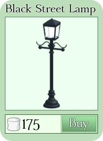 Black Street Lamp | Roblox Backpacking Wiki | Fandom