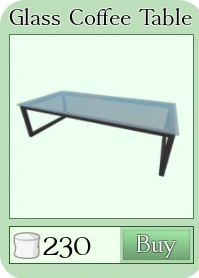 Glass Coffee Table | Roblox Backpacking Wiki | Fandom