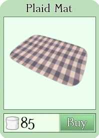 Plaid Mat | Roblox Backpacking Wiki | Fandom