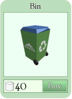 Bin | Roblox Backpacking Wiki | Fandom