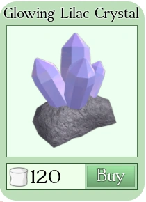 Glowing Lilac Crystal | Roblox Backpacking Wiki | Fandom