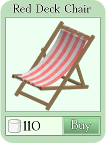 Red Deck Chair | Roblox Backpacking Wiki | Fandom