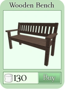 Wooden Bench | Roblox Backpacking Wiki | Fandom
