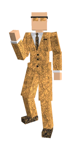 Damascus Gold Suit | ROBLOX Bad Business Wiki | Fandom