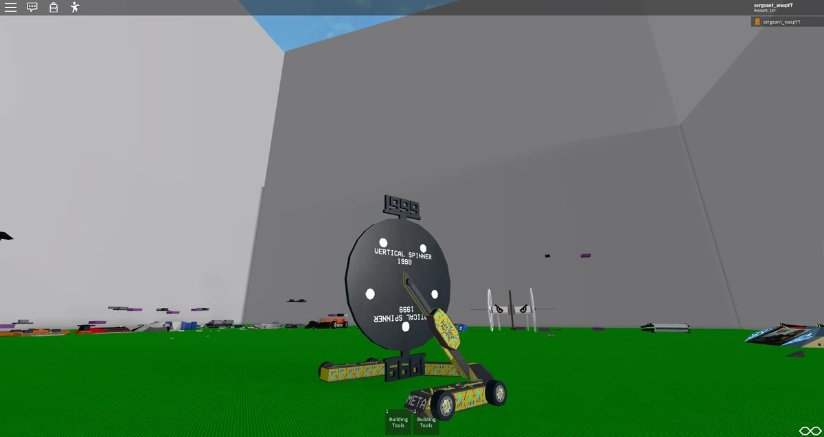 Vertical Spinner 1999 | Roblox Battlebots Wiki | Fandom
