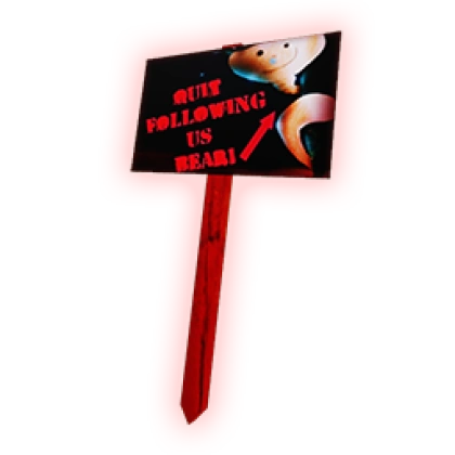 Extra Angry Protest Sign | Roblox BEAR Wiki | Fandom