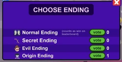 Endings (disambiguation) | Roblox Break In Wiki | Fandom