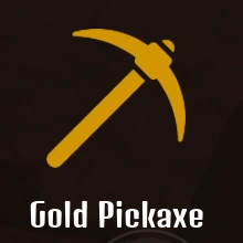 Gold Pickaxe | Roblox Cave Diving Experience Wiki | Fandom