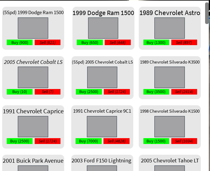 Vehicles | Roblox Central Kansas Roleplay Wiki | Fandom