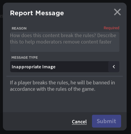 Report | Roblox Chat Simulator 2 Wiki | Fandom