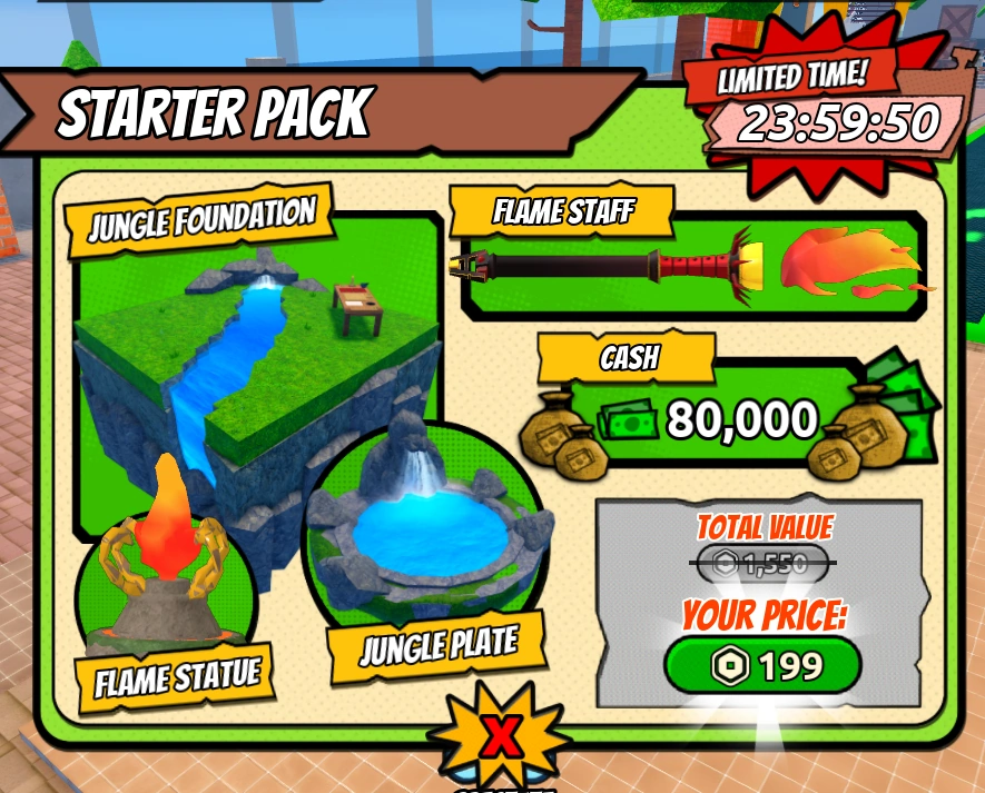 Starter Pack | Roblox Cooked! Wiki | Fandom