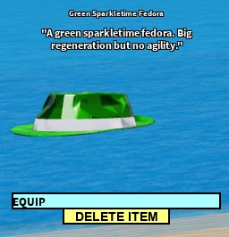 Green Sparkletime Fedora | ROBLOX Craftwars Wikia | Fandom