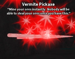 Vermite Pickaxe | ROBLOX Craftwars Wikia | Fandom