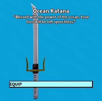 Ocean Katana | ROBLOX Craftwars Wikia | Fandom