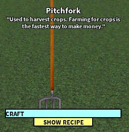 Pitchfork | ROBLOX Craftwars Wikia | Fandom