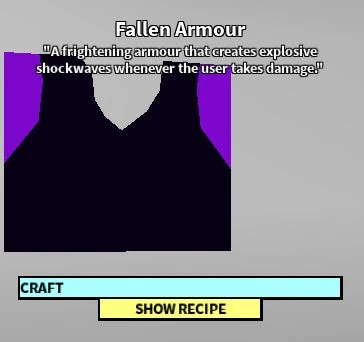 Fallen Armour | ROBLOX Craftwars Wikia | Fandom