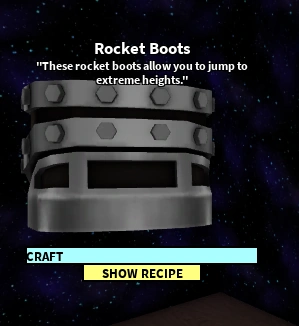 Rocket Boots | ROBLOX Craftwars Wikia | Fandom