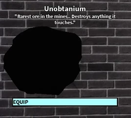 Unobtanium | ROBLOX Craftwars Wikia | Fandom