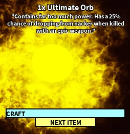 Ultimate Orb | ROBLOX Craftwars Wikia | Fandom