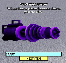 Planet Buster | ROBLOX Craftwars Wikia | Fandom