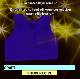 Enchanted Royal Armour | ROBLOX Craftwars Wikia | Fandom