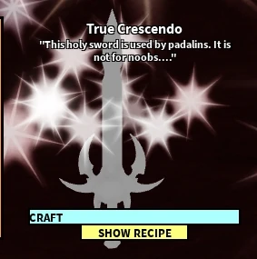 True Crescendo | ROBLOX Craftwars Wikia | Fandom