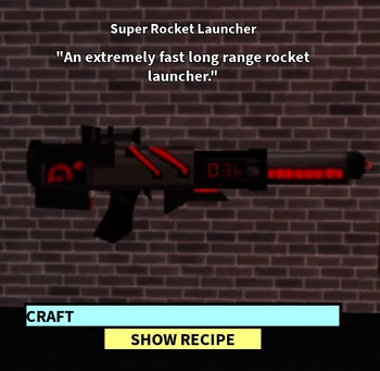 Super Rocket Launcher | ROBLOX Craftwars Wikia | Fandom