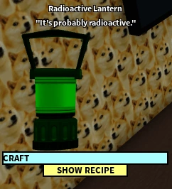 Radioactive Lantern | ROBLOX Craftwars Wikia | Fandom
