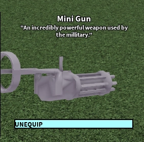 Mini Gun | ROBLOX Craftwars Wikia | Fandom
