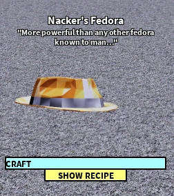 Nacker's Fedora | ROBLOX Craftwars Wikia | Fandom