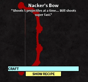 Nacker's Bow | ROBLOX Craftwars Wikia | Fandom