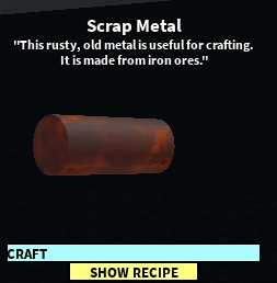 Scrap Metal | ROBLOX Craftwars Wikia | Fandom