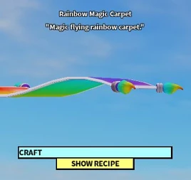 Rainbow Magic Carpet | ROBLOX Craftwars Wikia | Fandom