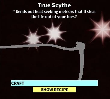 True Scythe | ROBLOX Craftwars Wikia | Fandom