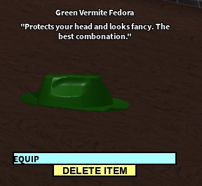 Green Vermite Fedora | ROBLOX Craftwars Wikia | Fandom