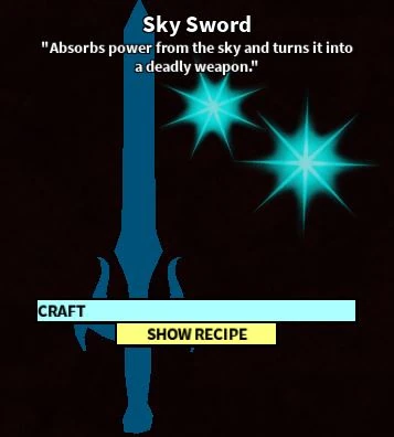Sky Sword | ROBLOX Craftwars Wikia | Fandom