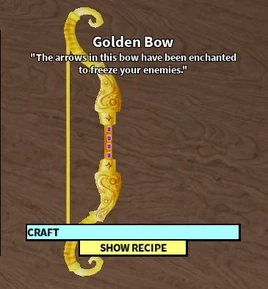 Golden Bow | ROBLOX Craftwars Wikia | Fandom