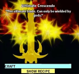 Ultimate Crescendo | ROBLOX Craftwars Wikia | Fandom