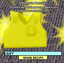 Ultimate Armour | ROBLOX Craftwars Wikia | Fandom