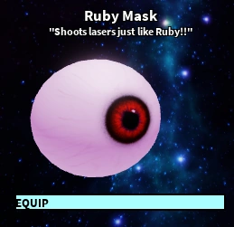 Ruby Mask | ROBLOX Craftwars Wikia | Fandom
