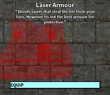 Laser Armour | ROBLOX Craftwars Wikia | Fandom