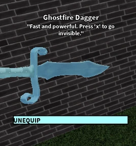 Ghostfire Dagger | ROBLOX Craftwars Wikia | Fandom