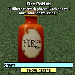 Fire Potion | ROBLOX Craftwars Wikia | Fandom