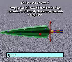 Christmas Tree Sword | ROBLOX Craftwars Wikia | Fandom