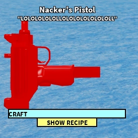 Nacker's Pistol | ROBLOX Craftwars Wikia | Fandom