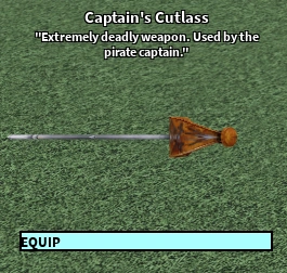 Captain's Cutlass | ROBLOX Craftwars Wikia | Fandom