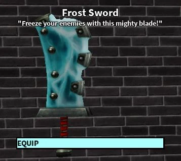 Frost Sword | ROBLOX Craftwars Wikia | Fandom