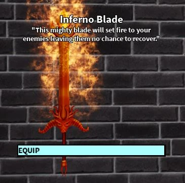 Inferno Blade | ROBLOX Craftwars Wikia | Fandom
