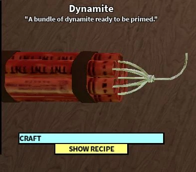 Dynamite | ROBLOX Craftwars Wikia | Fandom