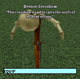Demon Crossbow | ROBLOX Craftwars Wikia | Fandom